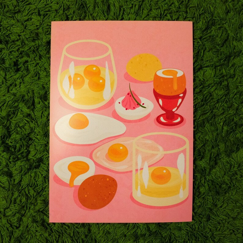 Egg Art Print - Etsy