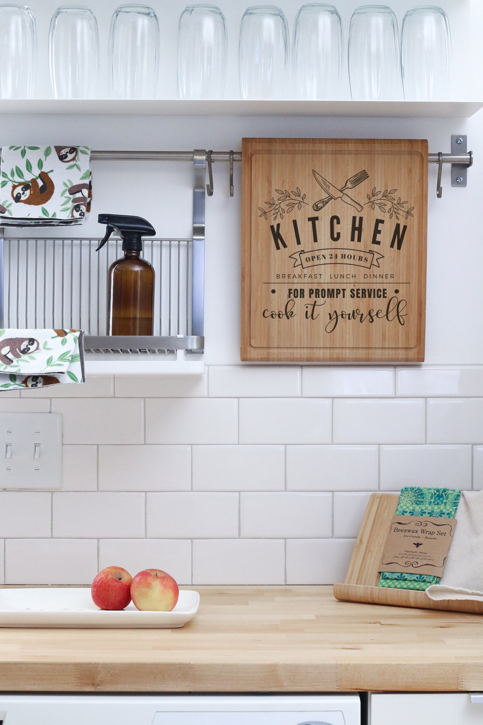 Kitchen Sign SVG for Mom's Kitchen Decor or Farmhouse Sign - Etsy