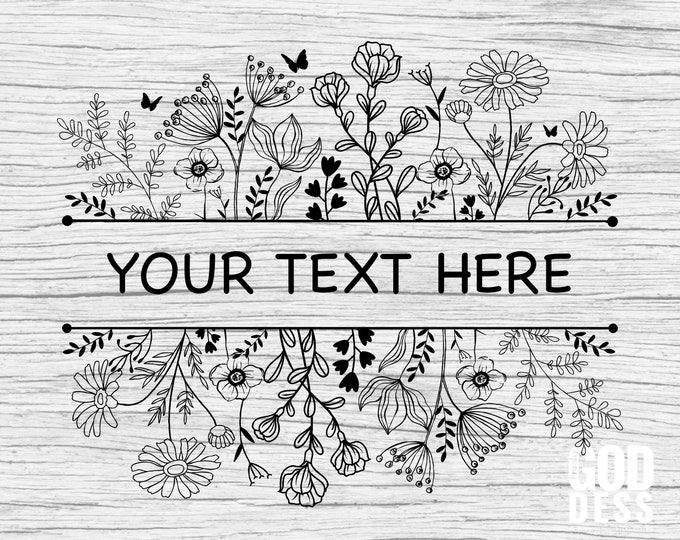 Flower Split Letter K. Floral Letter SVG PNG, JPEG, Eps, Ai, Pdf and ...