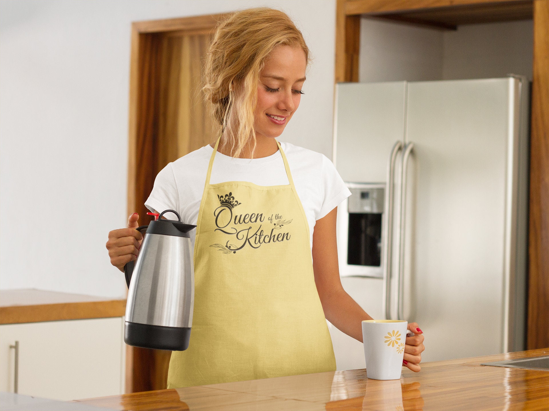 Queen of the Kitchen SVG for Chef Apron or Cooking Mom, Cut File ...
