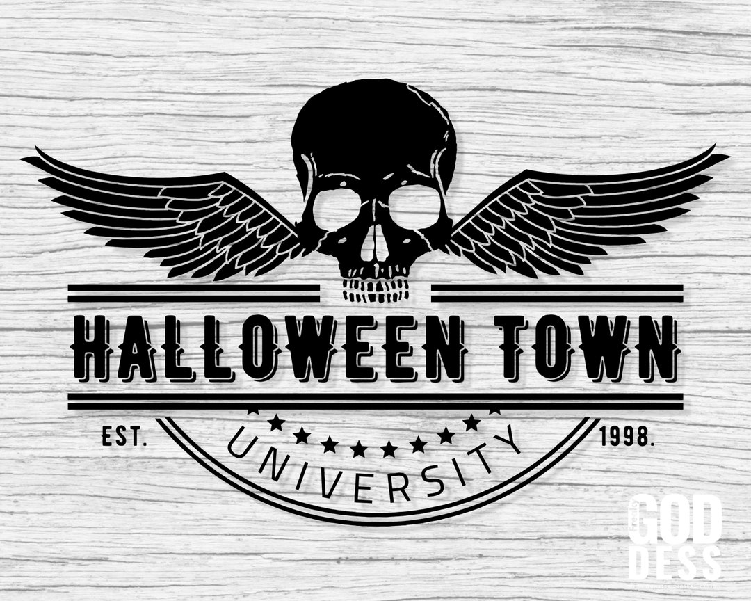 Halloweentown University SVG for Halloween Shirt or Decor, With ...