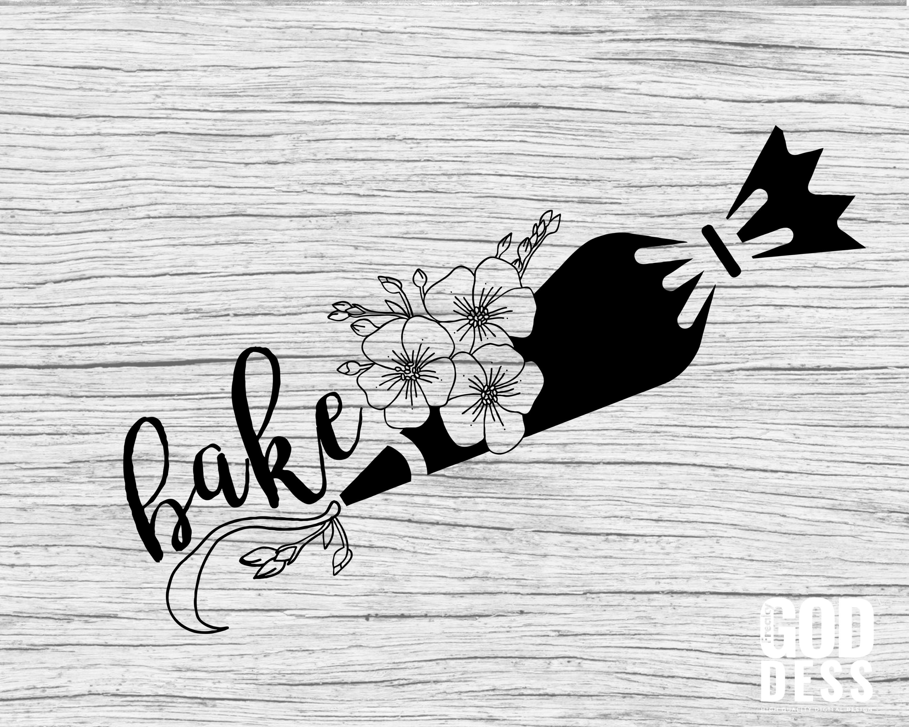 Baking SVG for Mom's Kitchen Decor, Apron or Kitchen Towel With Mixer ...