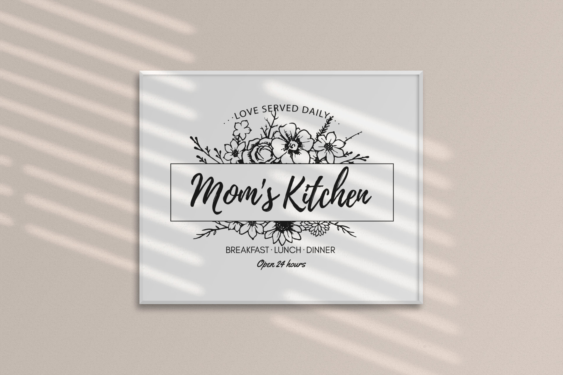 Mom's Kitchen SVG for Queen of the Kitchen or Cooking Mom | Etsy