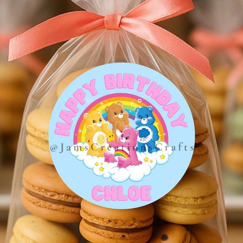 Care Bears Cup Stickers - Etsy