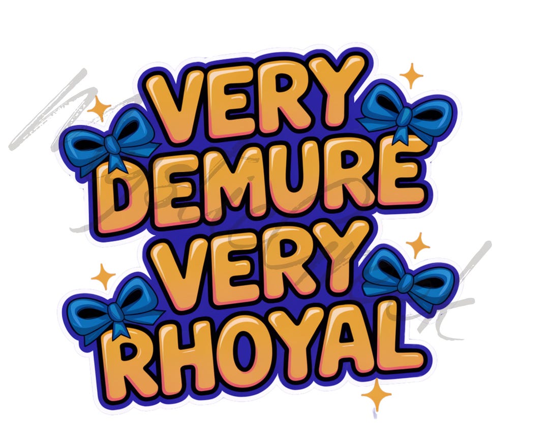 Very Demure Rhoyal Sigma Gamma Rho Sorority Inc 1922 Soror D9 Greek ...