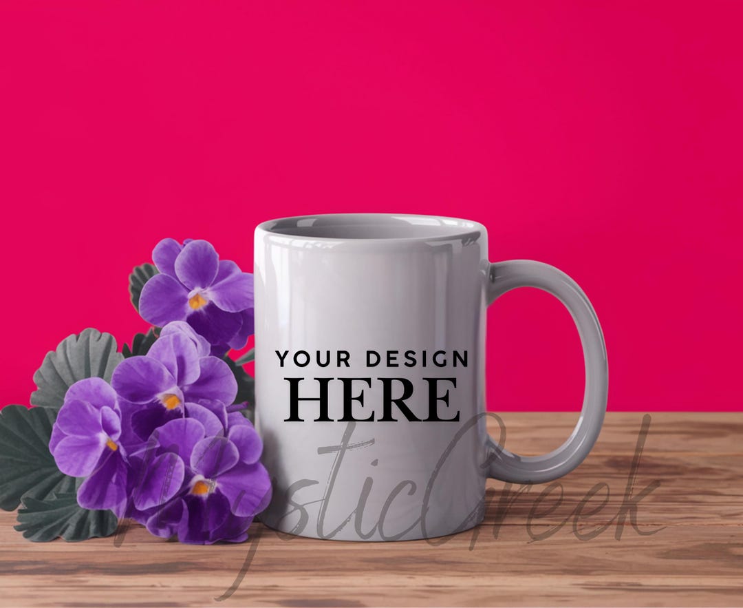 Delta Sigma Theta 1913 Sorority PNG White Mug Mockup Flat Image Greek ...