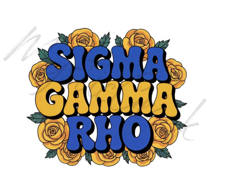 Sigma Gamma Rho 1922 Wavy Design Greek Letter D9 Greek Transparent PNG ...