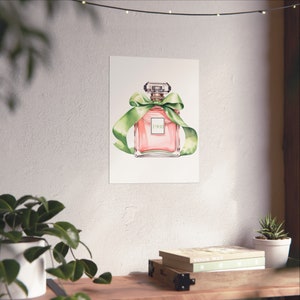 Alpha Kappa Alpha 1908 Vintage Perfume Bottle Watercolor Matte Vertical ...