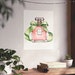 Alpha Kappa Alpha 1908 Vintage Perfume Bottle Watercolor Matte Vertical ...