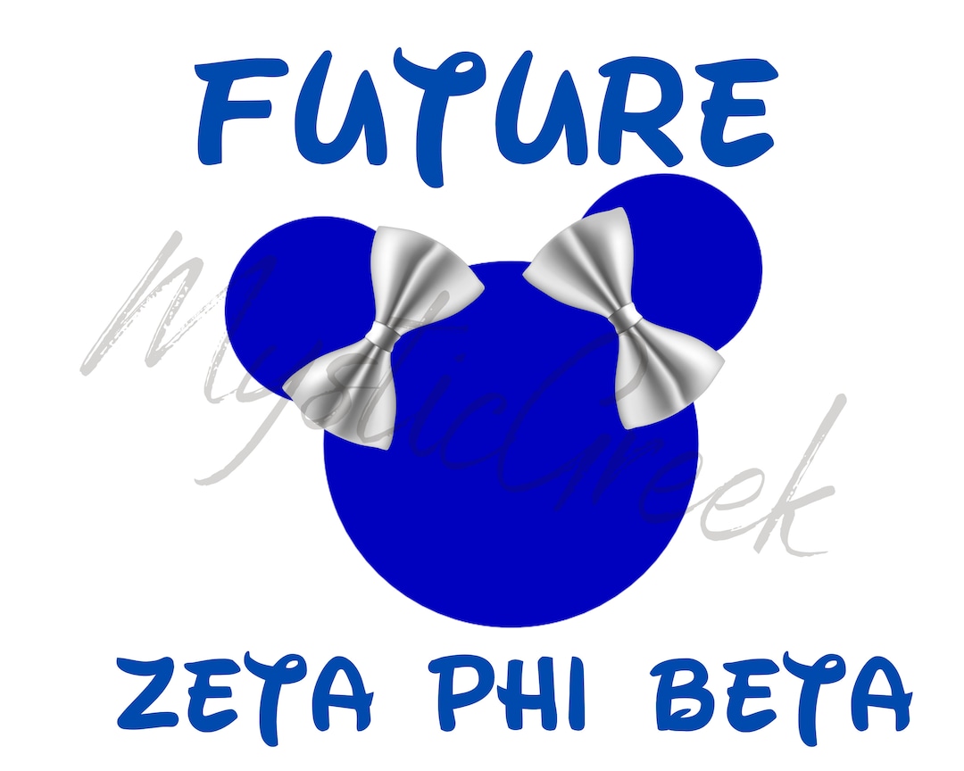 Zeta Phi Beta Sorority Inc 1920 Future Zeta Baby Royal Blue D9 Greek ...