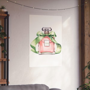 Alpha Kappa Alpha 1908 Vintage Perfume Bottle Watercolor Matte Vertical ...