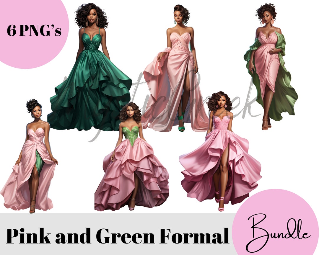 Alpha Kappa Alpha Sorority Inc 1908 D9 Beautiful Black Women Formal ...