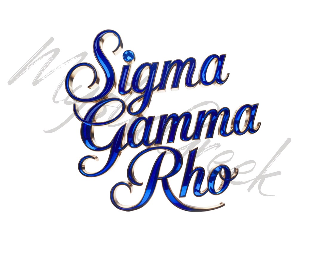 Gemstone Sigma Gamma Rho 1922 Sorority Yellow Gold Royal Blue Greeks ...