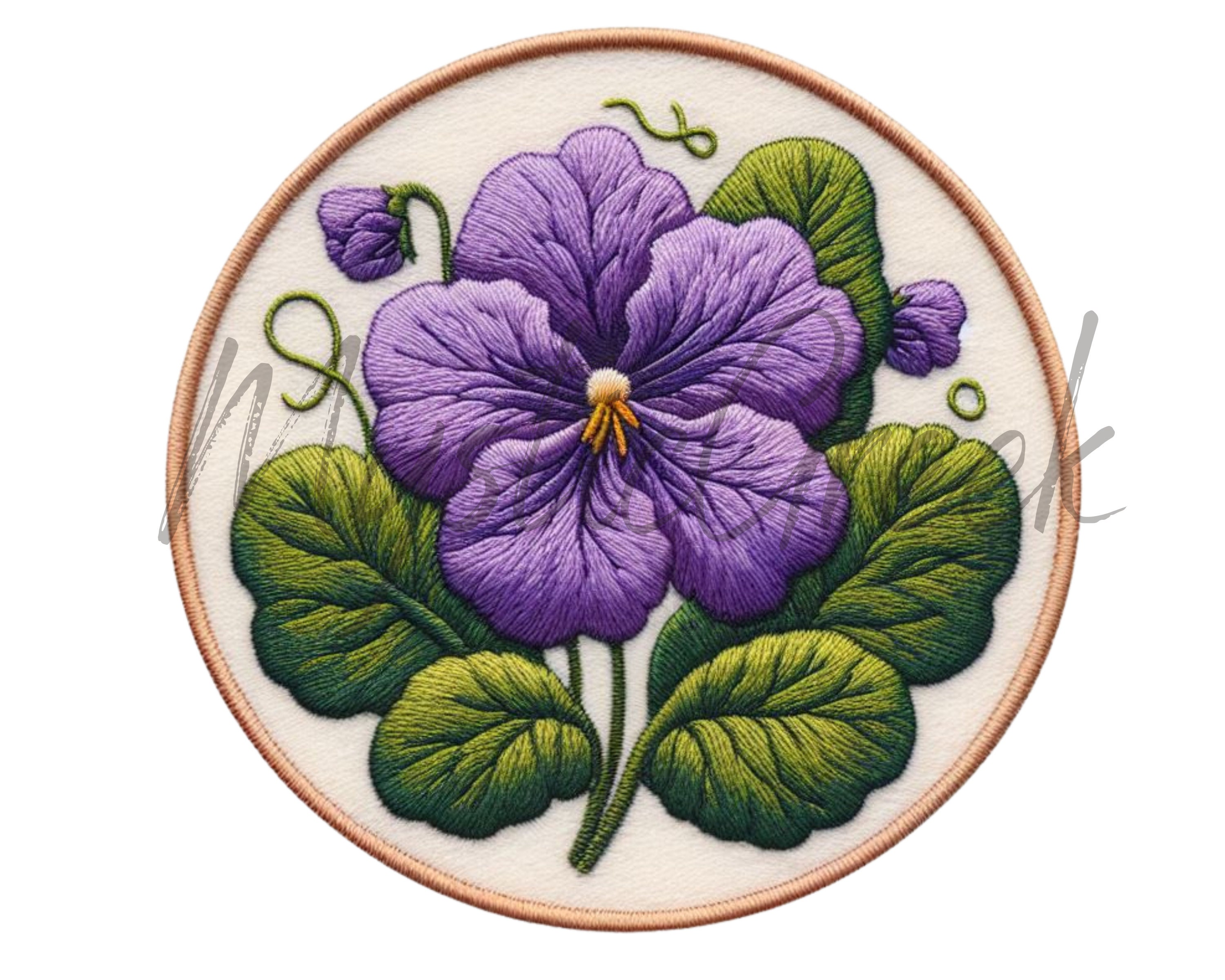 Embroidered Delta Sigma Theta Sorority Inc Greek Letter African Violet ...