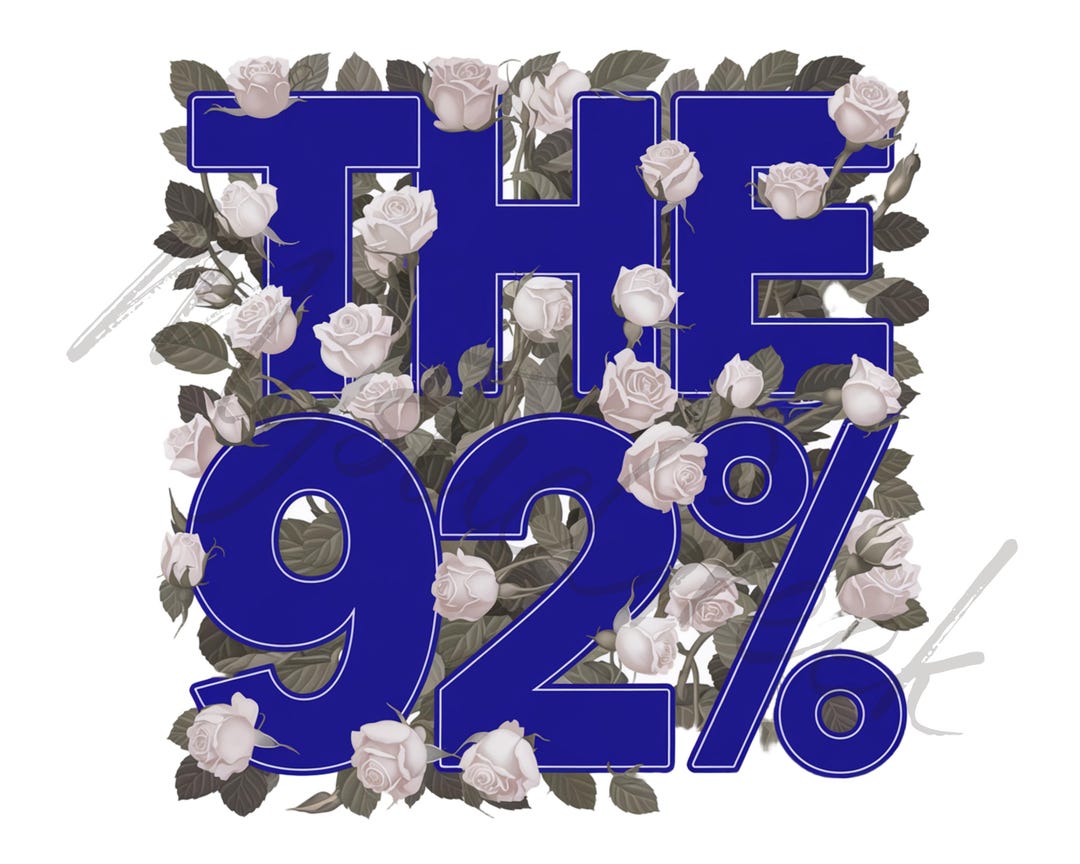 The 92% Percent White Rose Zeta Phi Beta Sorority Greek Letter D9 Greek ...