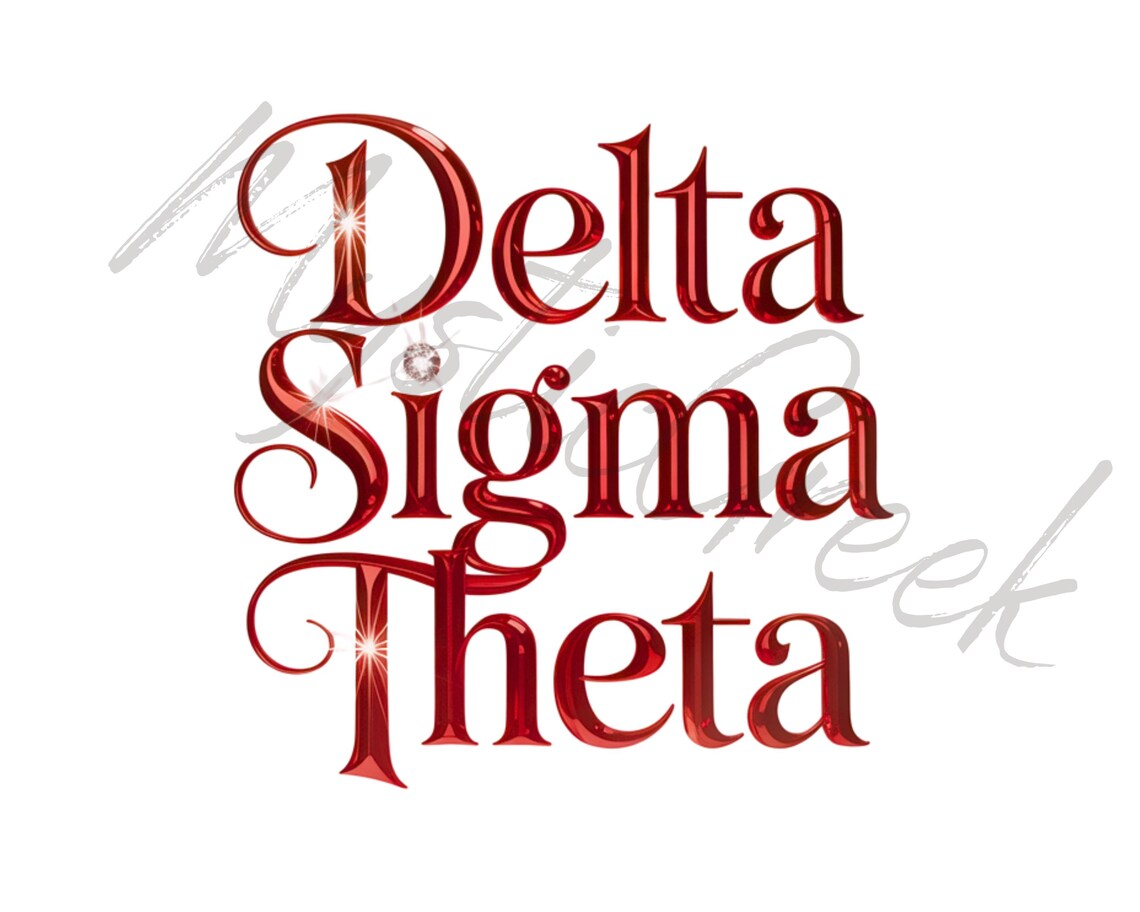 Gemstone Delta Sigma Theta Sorority Inc Greek Letter 1913 Service D9 ...