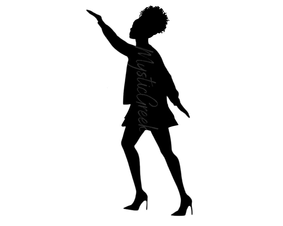 Delta Sigma Theta Sorority Inc Silhouette Outline Cricut Beautiful ...
