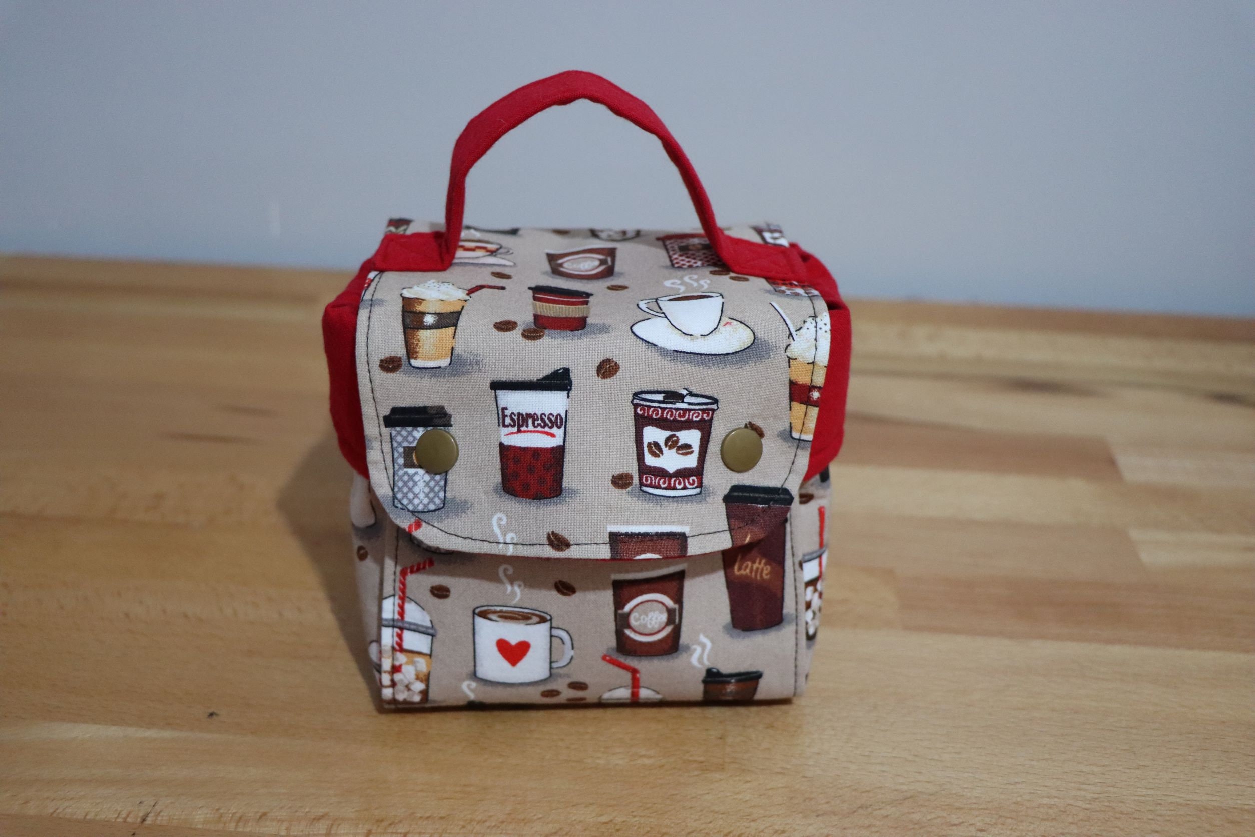 Travel Mug Bag, Tea Cup Bag, Coffee Cup Bag, Coffee Cup Carrier, Tea ...