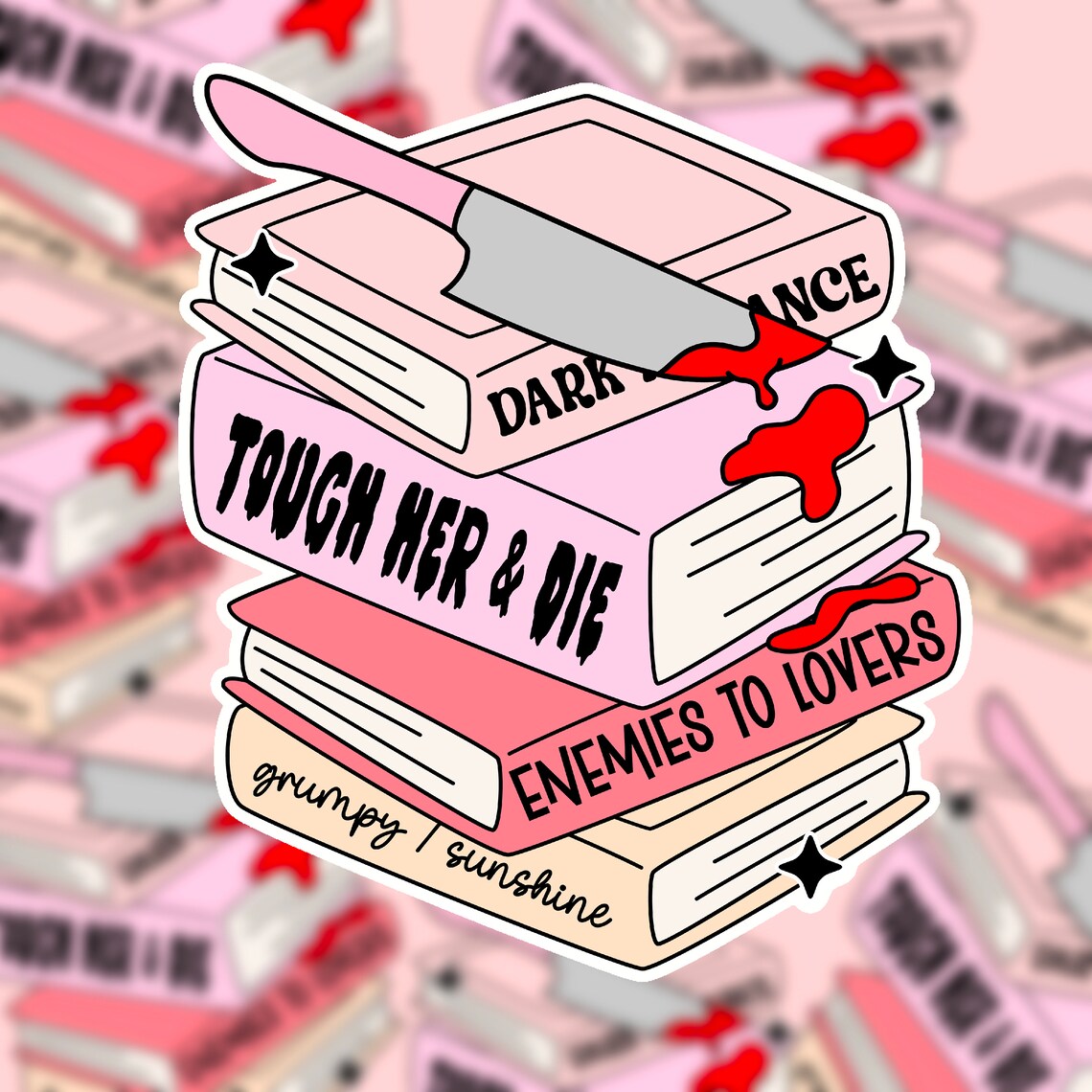 Enemies to Loves Sticker | Romance Sticker | Spicy Book Sticker ...