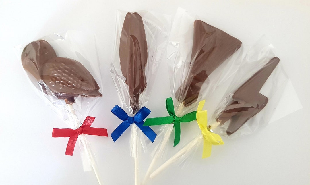 Wizard Chocolate Lollies / Wizard Lollipops / Chocolate Lolly / Party ...