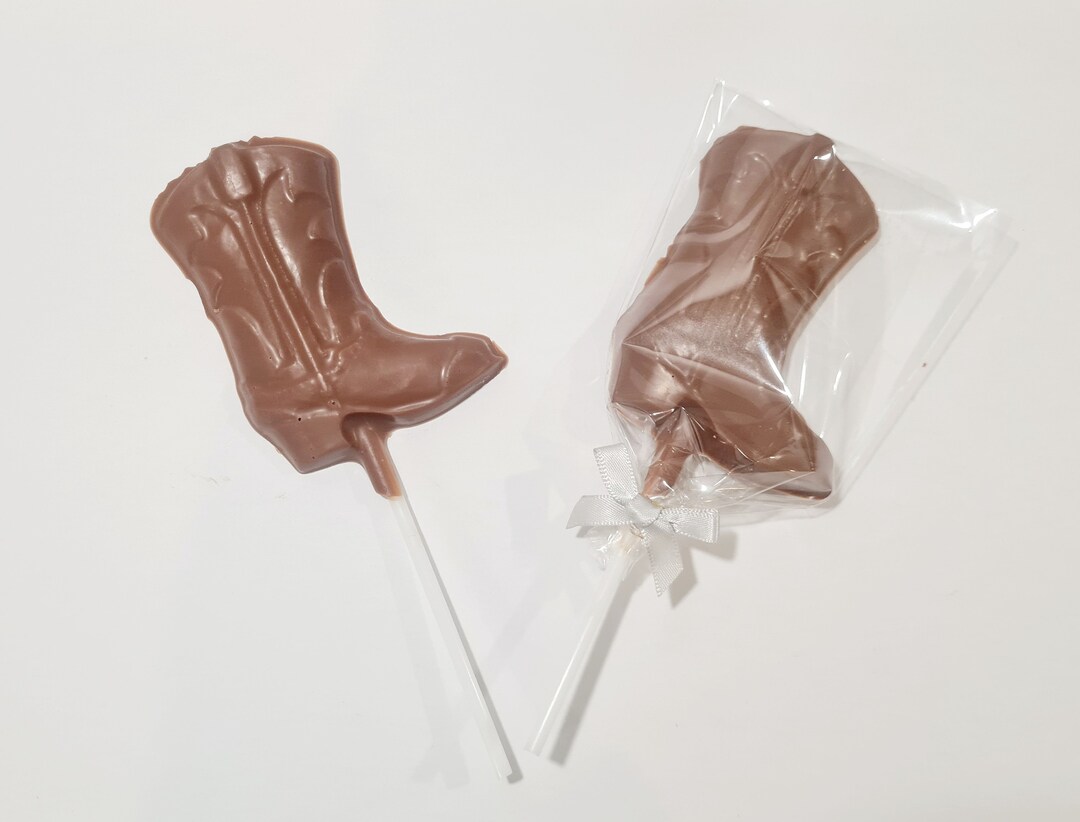 Cowboy Boot Chocolate Lollies / Cowgirl / Western / Chocolate Lolly ...