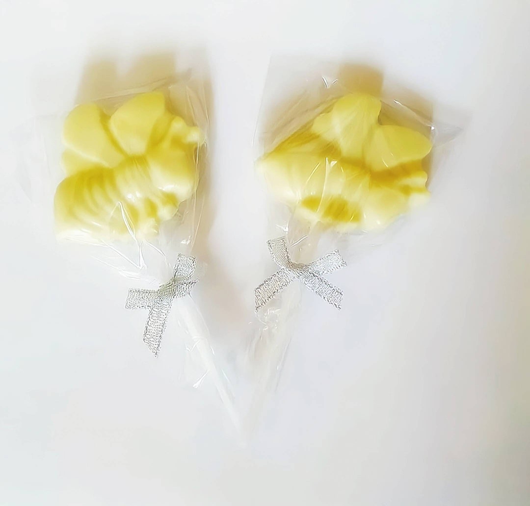 Bumblebee Chocolate Lollies / Bee Lollipops / Chocolate Lolly / Party ...