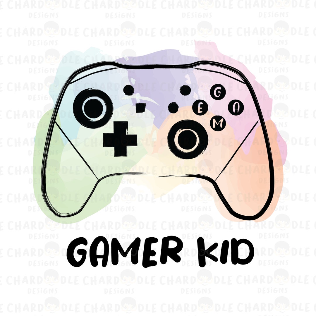 Gamer Kid Controller Svg/controller Clipart/gamer Controller Vector ...
