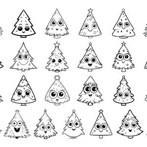 50 Cute Christmas Tree Coloring Pages for Kids | Christmas Tree ...