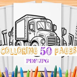 50 Truck Coloring Pages for Kids | Truck Coloring Pages | Kids Coloring ...