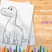50 Dinosaurs Coloring Pages for Kids | Dinosaurs Digital Coloring Book ...