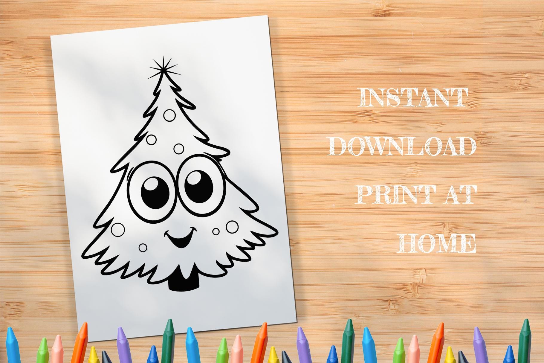 50 Cute Christmas Tree Coloring Pages for Kids | Christmas Tree ...