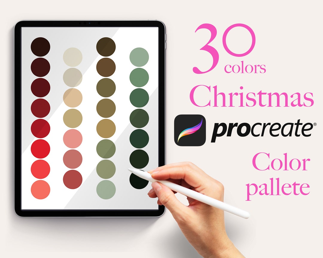 Procreate Christmas Color Palette Christmas Procreate Christmas Color ...