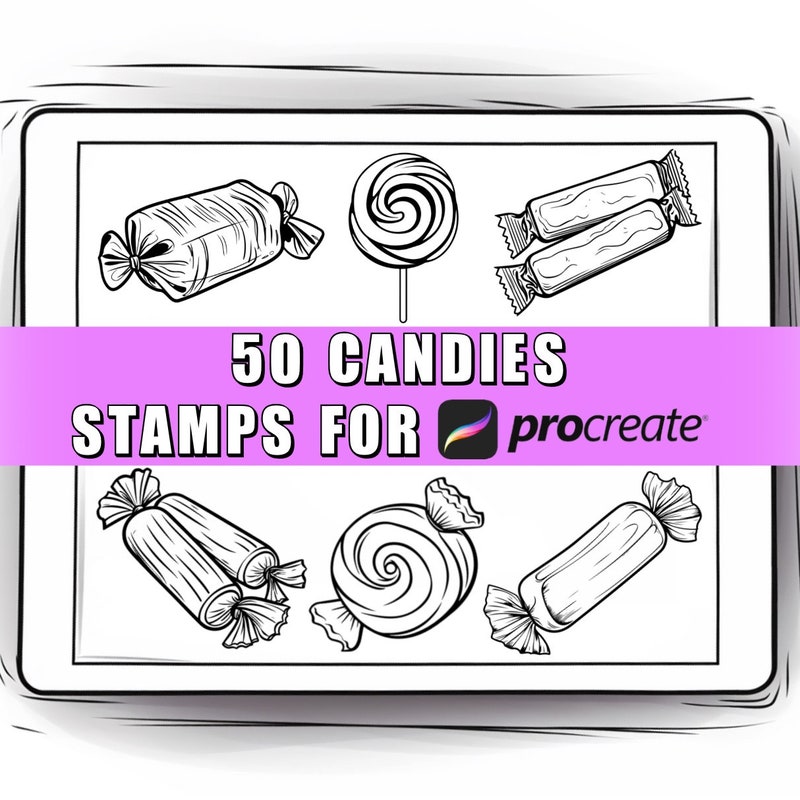Candy Stamp - Etsy
