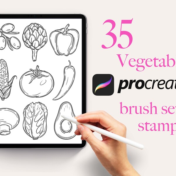 Vegetable Stamp - Etsy