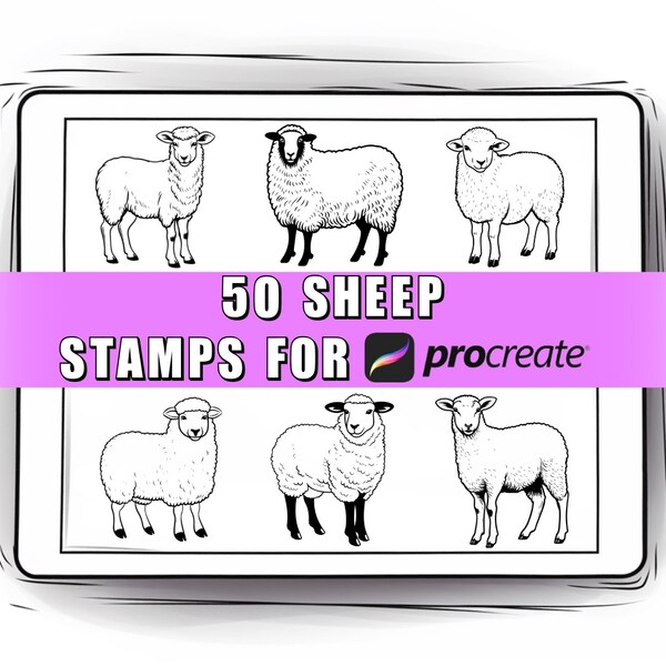 Sheep Stamp - Etsy
