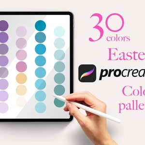 Procreate Easter Color Palette 30 Easter Colors for Procreate Easter ...