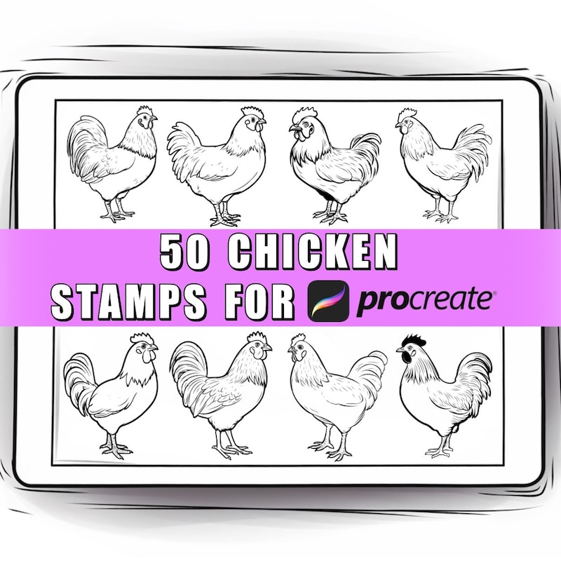 Chicken Stamps - Etsy