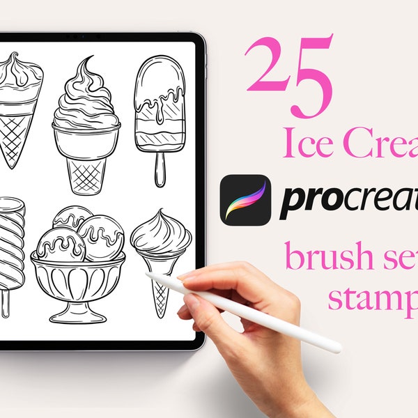 Ice Cream Stamp - Etsy