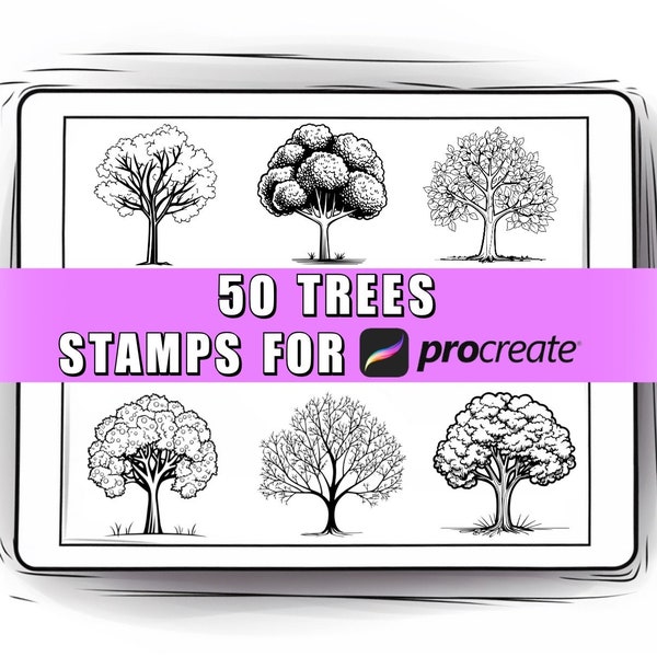 Tree Stamp - Etsy