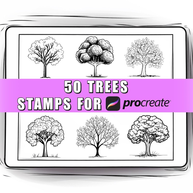 Tree Stamp - Etsy