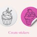25 Cupcakes Procreate Stamps | Sweets & Treats Stamps | Cupcakes ...