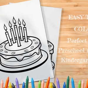 50 Birthday Cake Coloring Pages for Kids | Birthday Coloring Pages ...