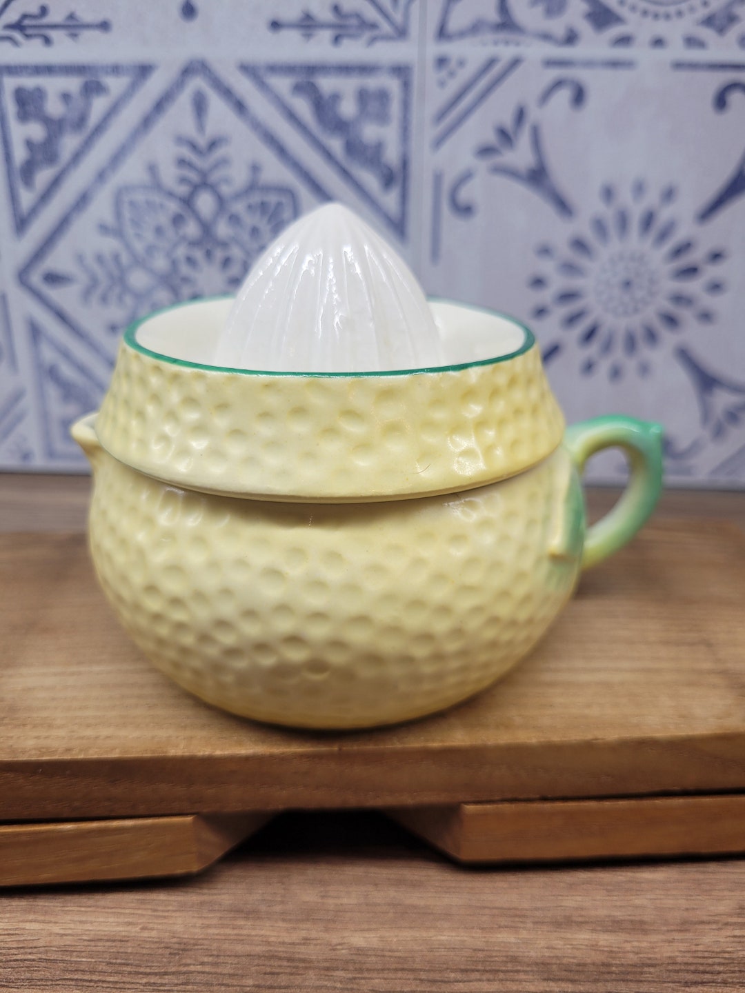 Vintage Cermaic Lemon Squeezer and Jug Vintage Kitchen Decor - Etsy