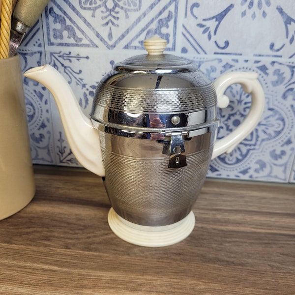 Retro Teapot - Etsy