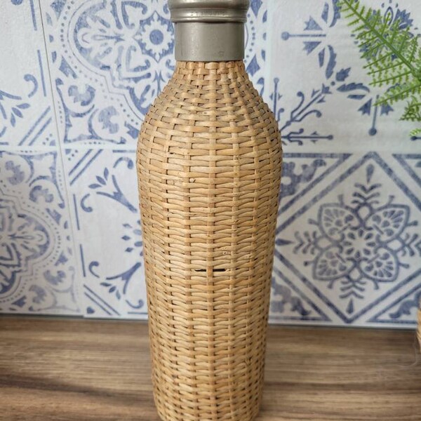 Wicker Bottle - Etsy