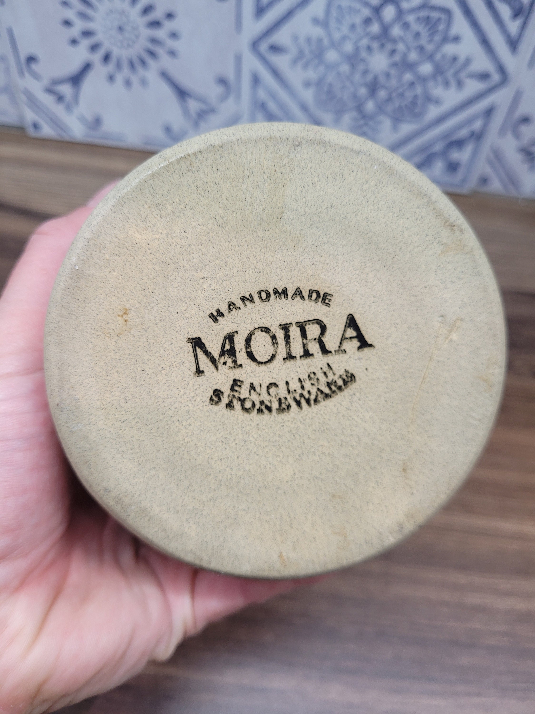 Vintage Stoneware Pottery by Moira 1970s Kitchenalia Kakao - Etsy