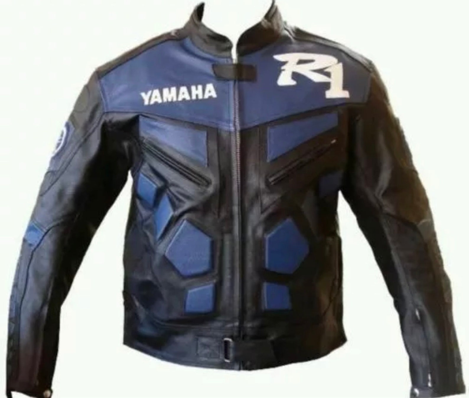 Yamaha R1 biker leather jackets yamaha racing jacket | Etsy