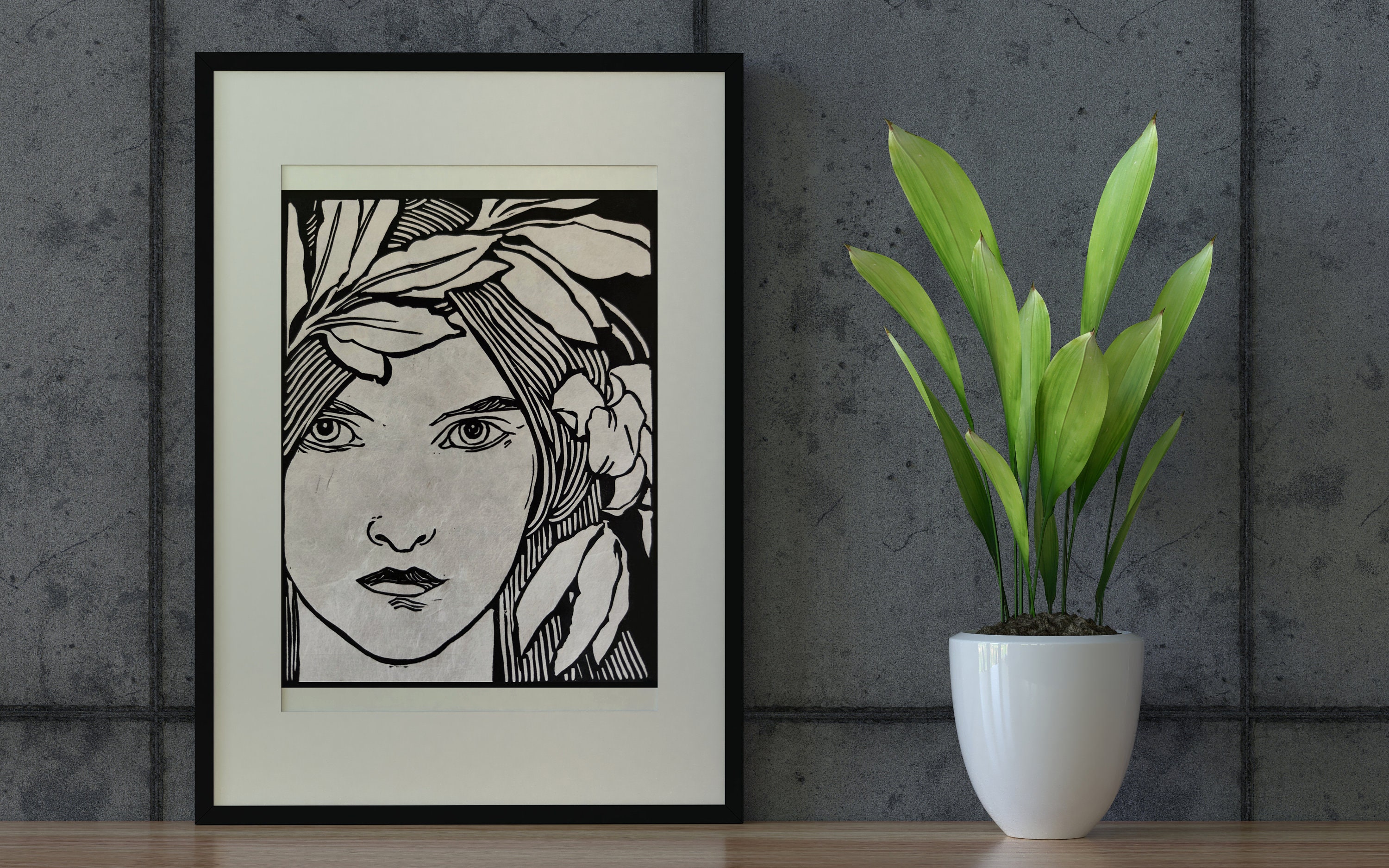 Original Linocut Handmade Print - Etsy