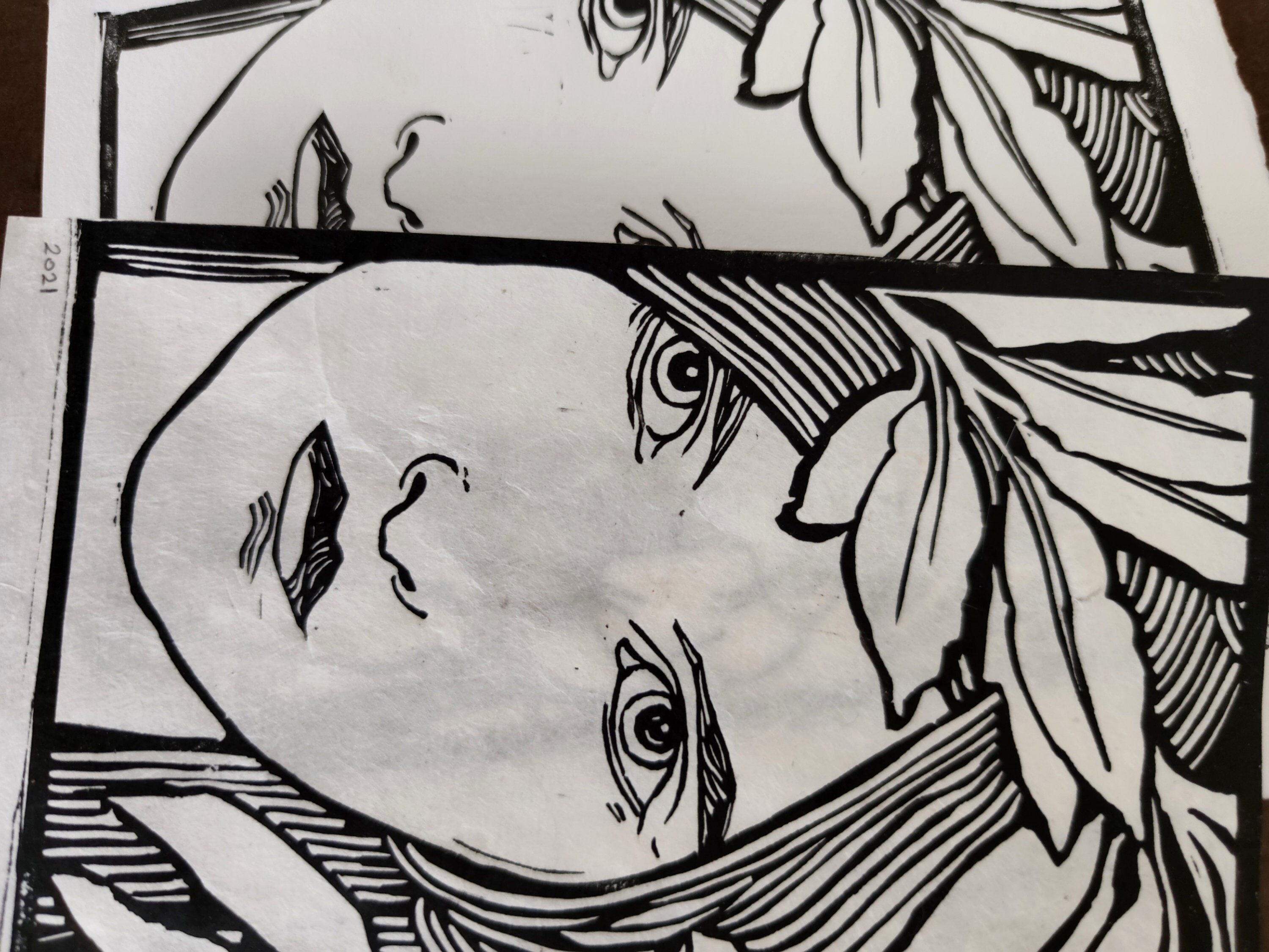 Original Linocut Handmade Print - Etsy