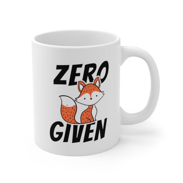 Zero Fox Given Mug - Etsy
